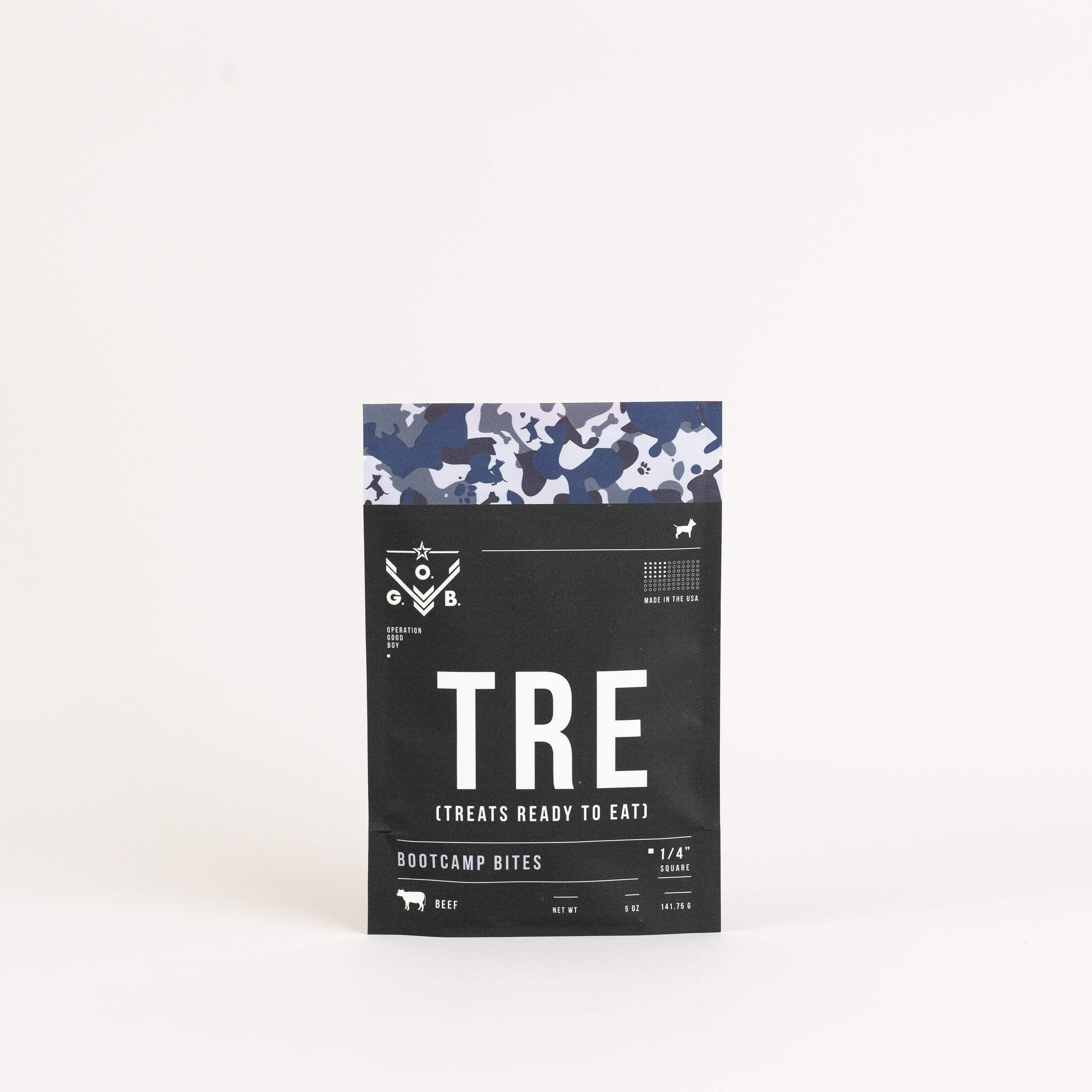 Operation Good Boy TRE: Bootcamp Beef Dog Treat Bites, 5 oz Bag ...
