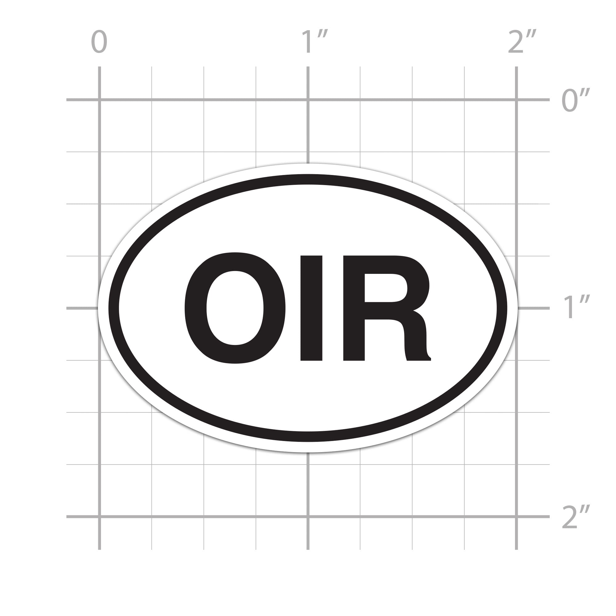 Operation Inherent Resolve OIR Sticker for water bottle phone tumbler ...