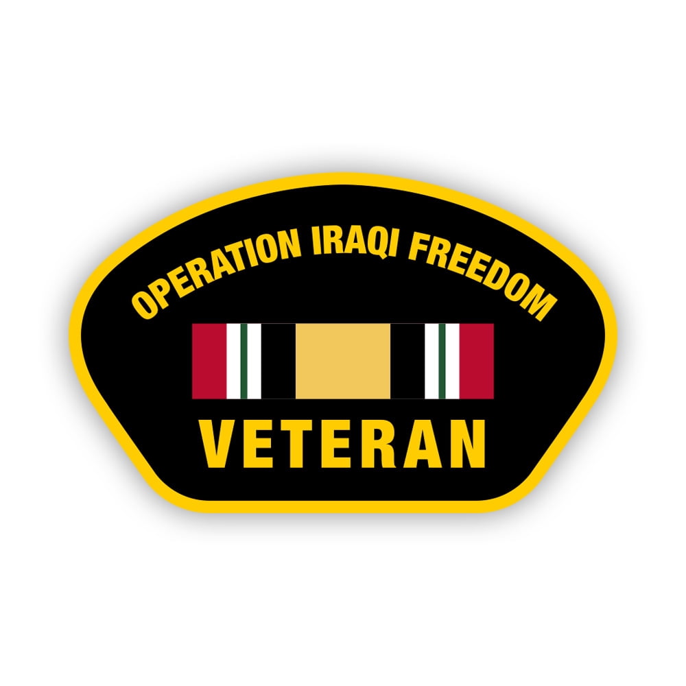 Operation Iraqi Freedom Veteran Sticker Decal - Self Adhesive Vinyl ...