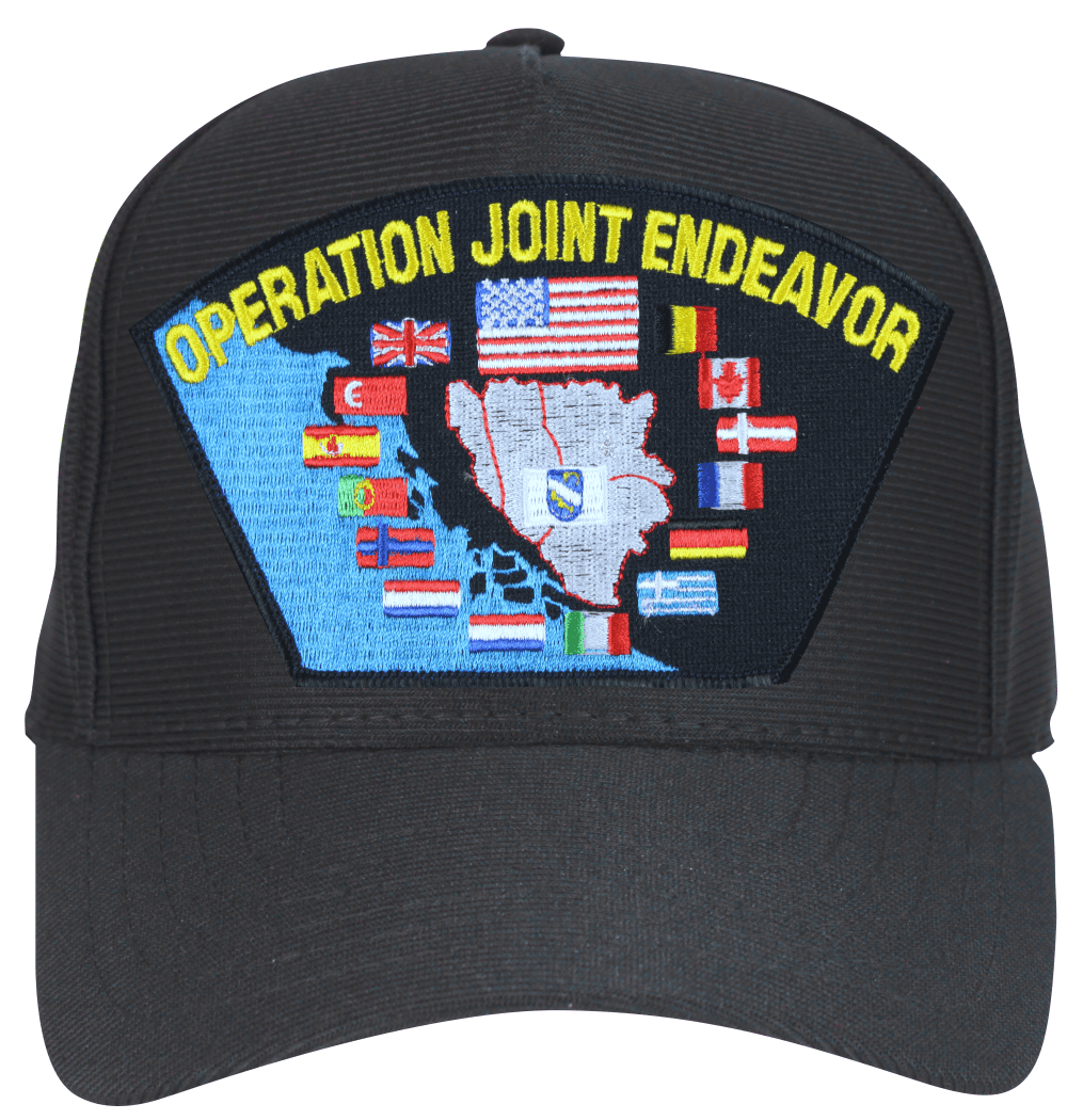 Operation Joint Endeavor' with Flags Ball Cap - Walmart.com