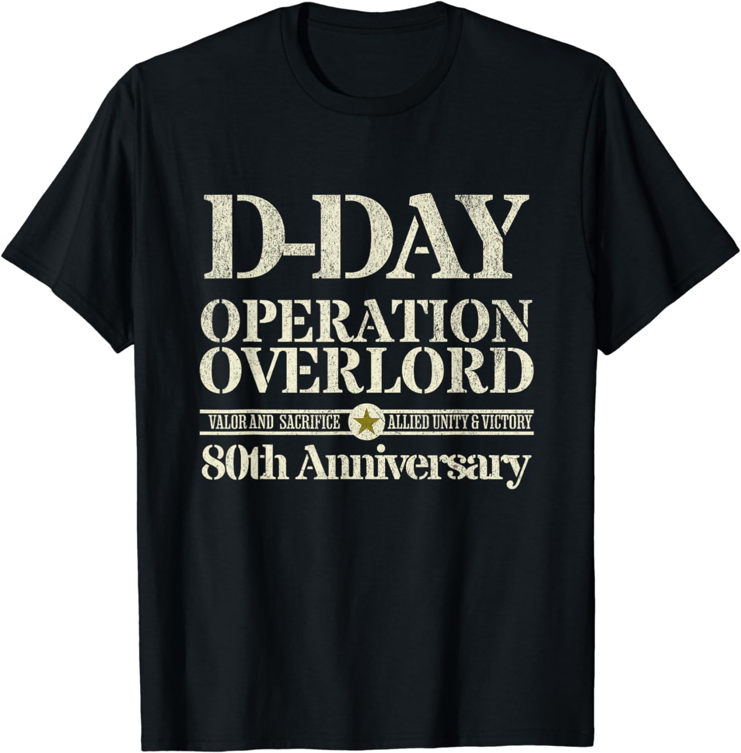 Operation Overlord D-Day Invasion 80th Anniversary WWII T-Shirt ...