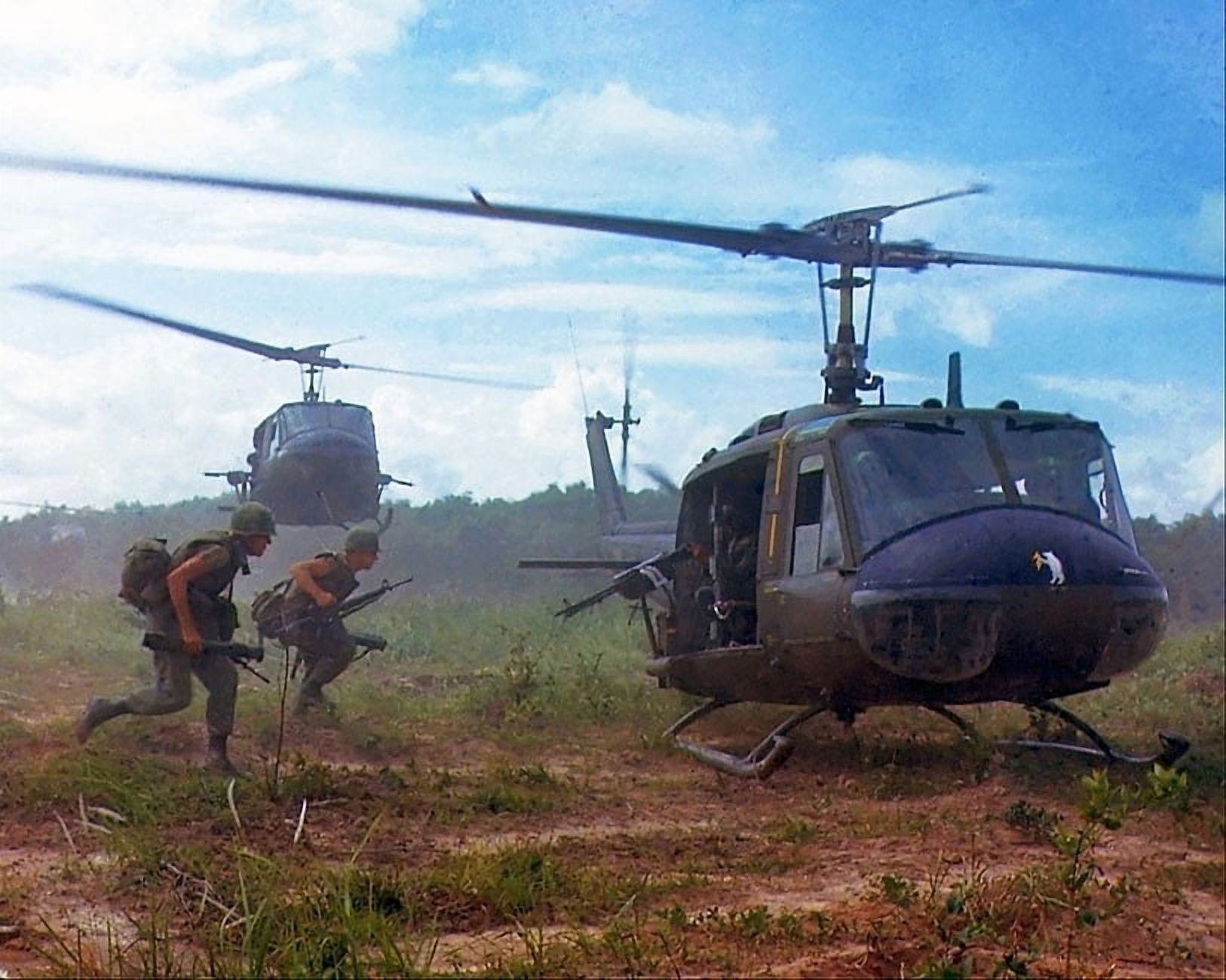 Operation Wahiawa UH-1D Helicopters Vietnam War - 24x36 Inch Laminated ...