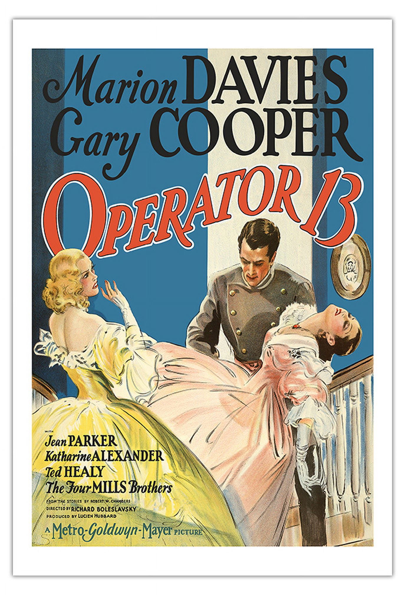 Operator 13 - Starring Marion Davies Gary Cooper Jean Parker - Vintage ...