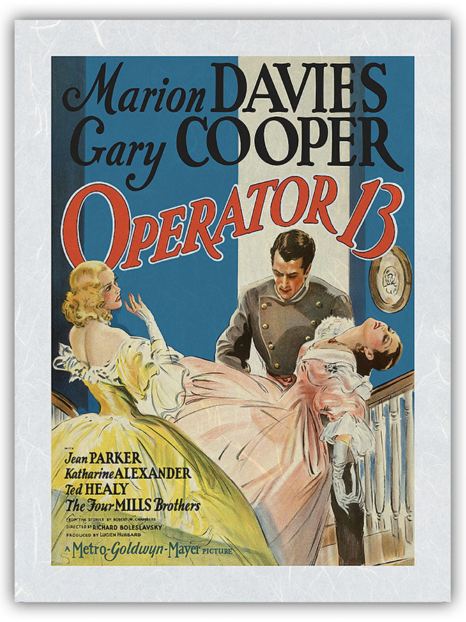 Operator 13 - Starring Marion Davies Gary Cooper Jean Parker - Vintage ...