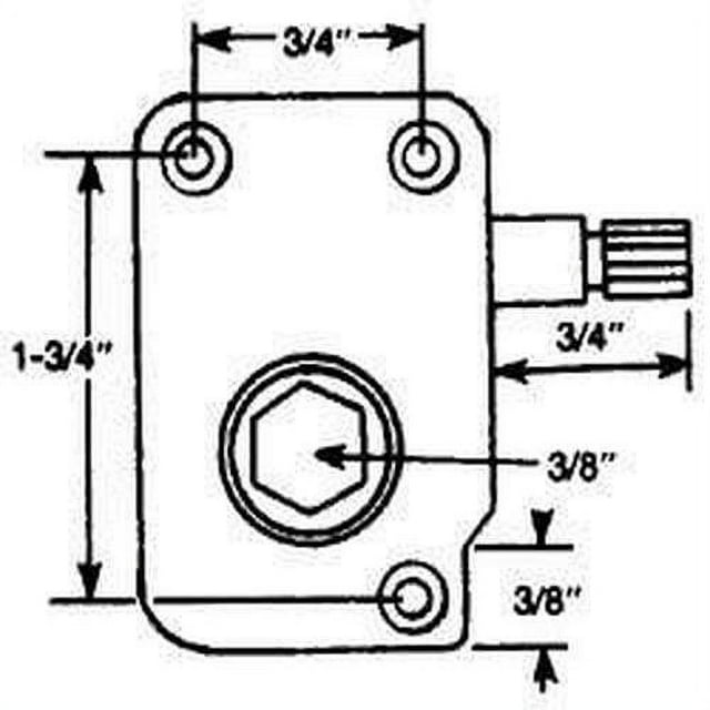 Operator 3/8" Hex Sidemo - 732P - Walmart.com