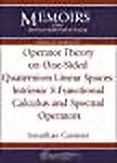 Operator Theory on One-sided Quaternion Linear Spaces : Intrinsic S-functional Calculus and ...
