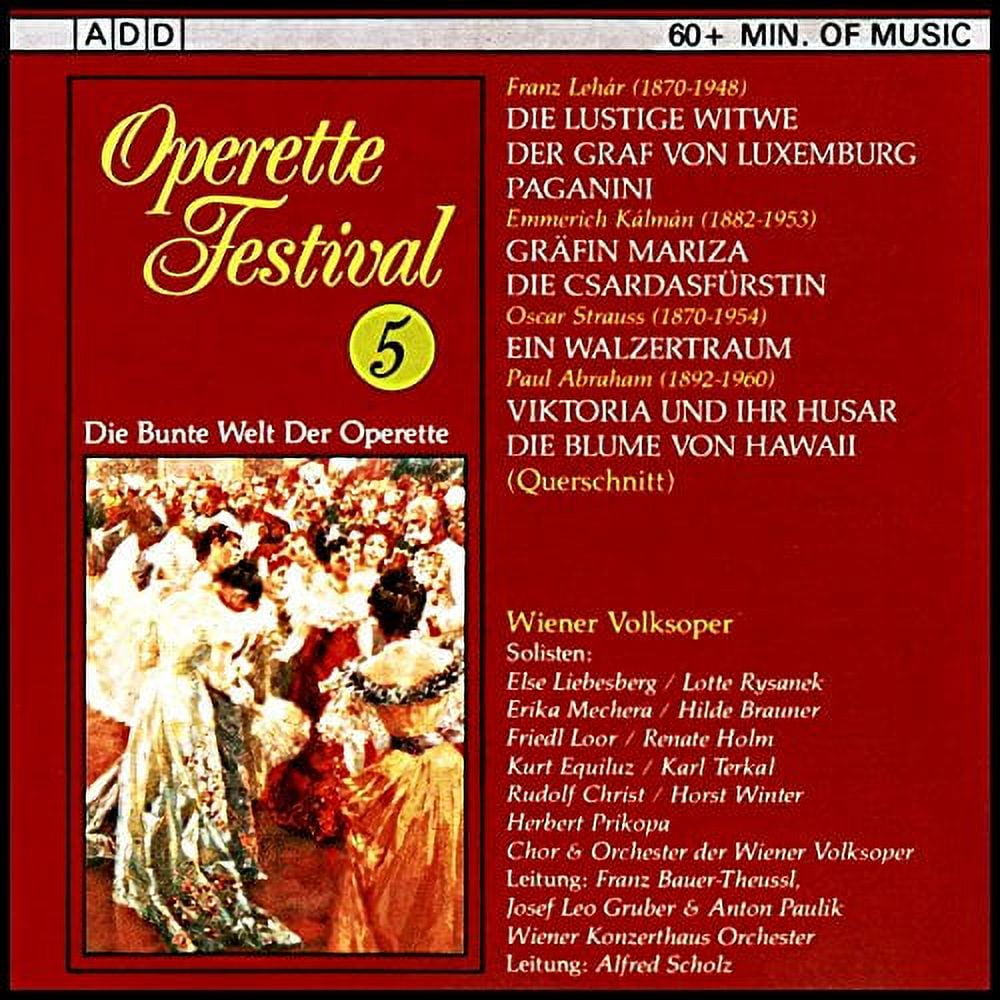 Operetta Festival 5 (CD) - Walmart.com