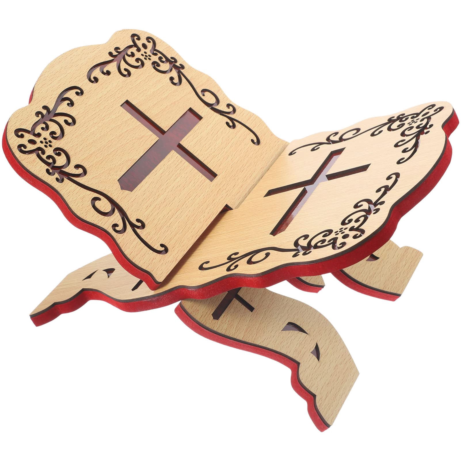 Operitacx Prayer Book Holder Quran Holder Book Stand Wooden Folding ...