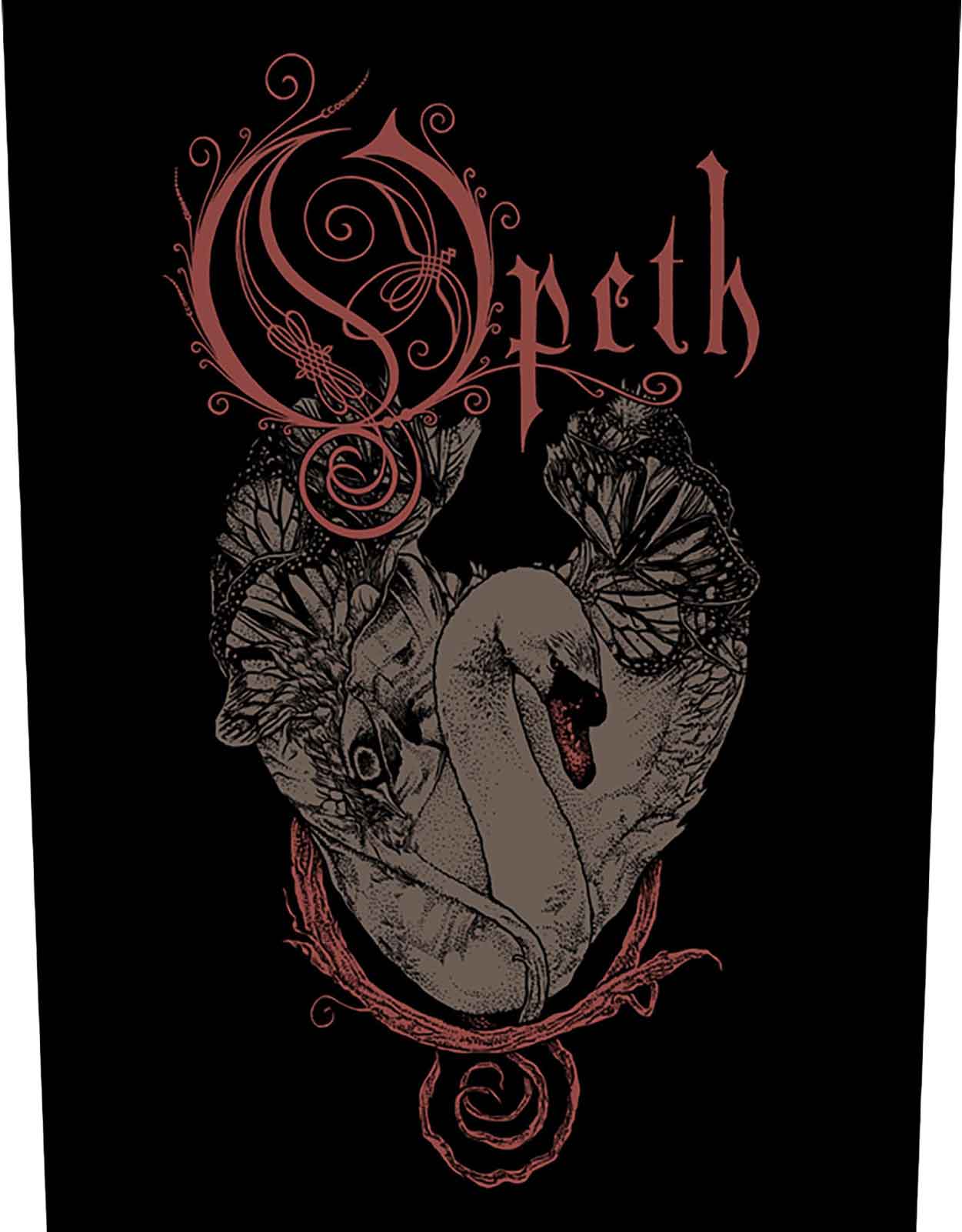 Opeth Swan Band Logo Back Patch - Walmart.com