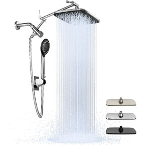 Hodvit 12 Inch High Pressure Rainfall Shower Head 10 Spray Handheld ...