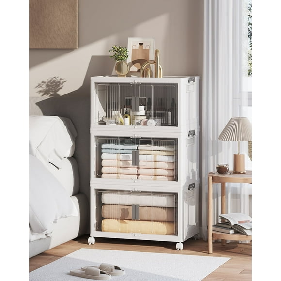 Plastic Stackable Storage Bins