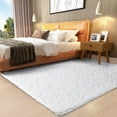 Ophanie 3x5 Small White Rugs for Bedroom Fluffy, Girls Kids Baby Shaggy ...