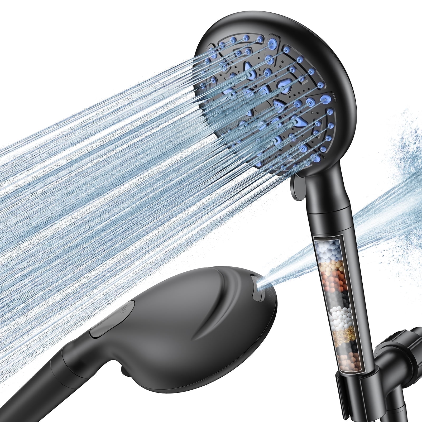 Ophanie 9 Setting Handheld Shower Head,High Pressure Shower Head with ...