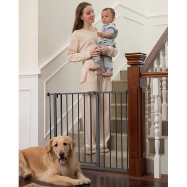 Open Box Safeway Top of Stairs Quick Release Baby Gate, 42.5x30.5 In ...