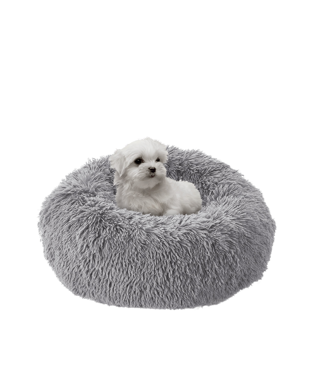 Majestic Pet Villa Round Dog Bed Velvet Removable Cover Apple Small 30 ...