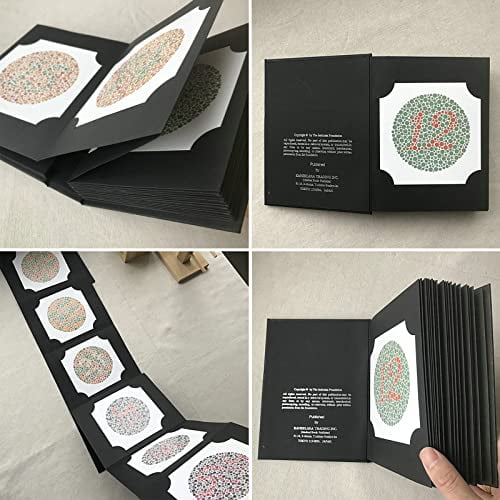 Ophthalmic Optical Optometry Ishihara Book 38 Plates Color Blindness ...