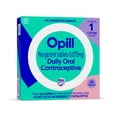 Opill Daily Oral Birth Control Pills, Progestin-Only, 1 Month, 28 Count ...