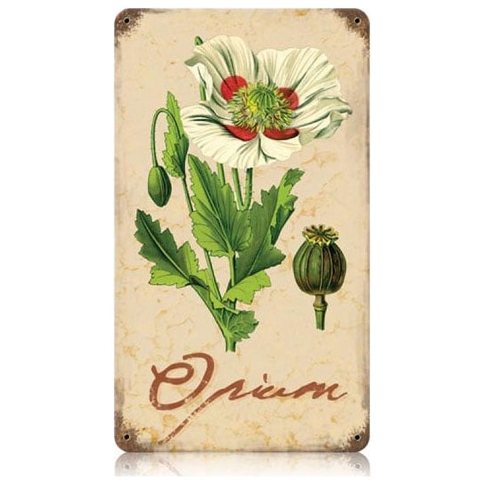 Opium Vintage Sign “Made in the USA with heavy gauge steel" - Walmart.com