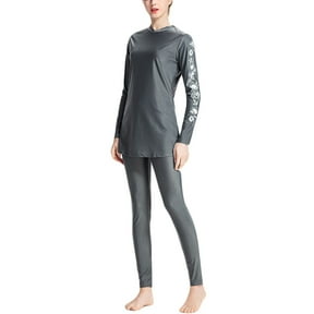 IBTOM CASTLE Women's 3-Piece Muslim Burkini Modest Swimwear with Hijab ...