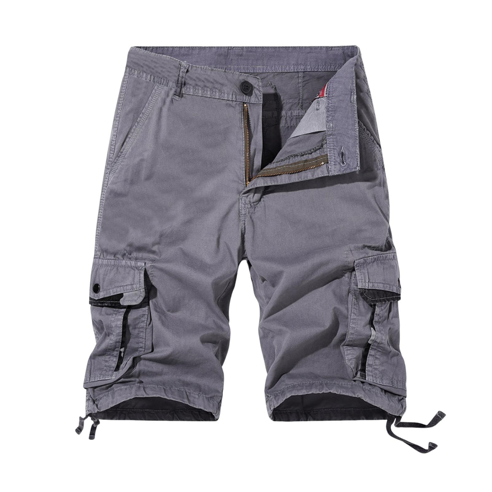 Oplxuo Mens Cargo Shorts Casual Lightweight with Multi Pockets Summer ...