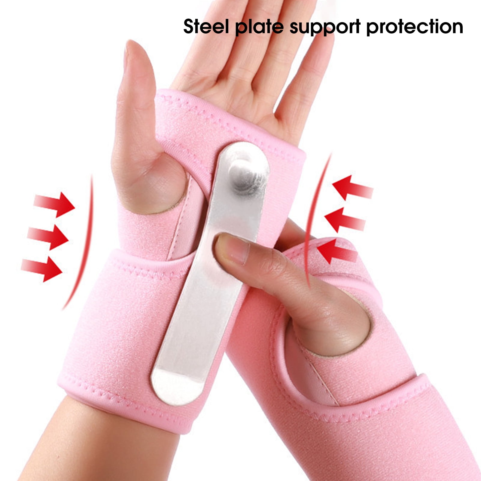 Opolski 1Pc Wrist Splint Adjustable Wrist Compression Sports Gear Wrist ...