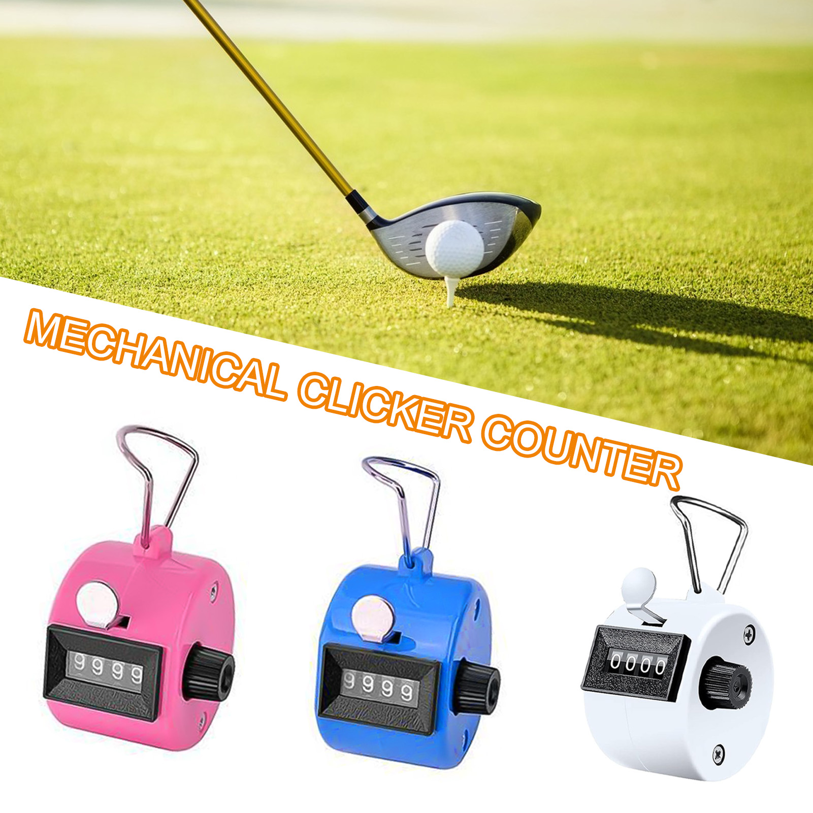 Opolski 3Pcs Clicker Counters Compact Size Widely Used Mechanical 4 ...