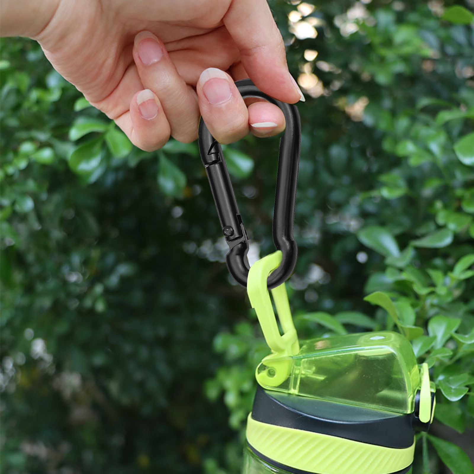 Opolski 5Pcs Climbing Carabiners Strong Load-bearing Solid Construction ...