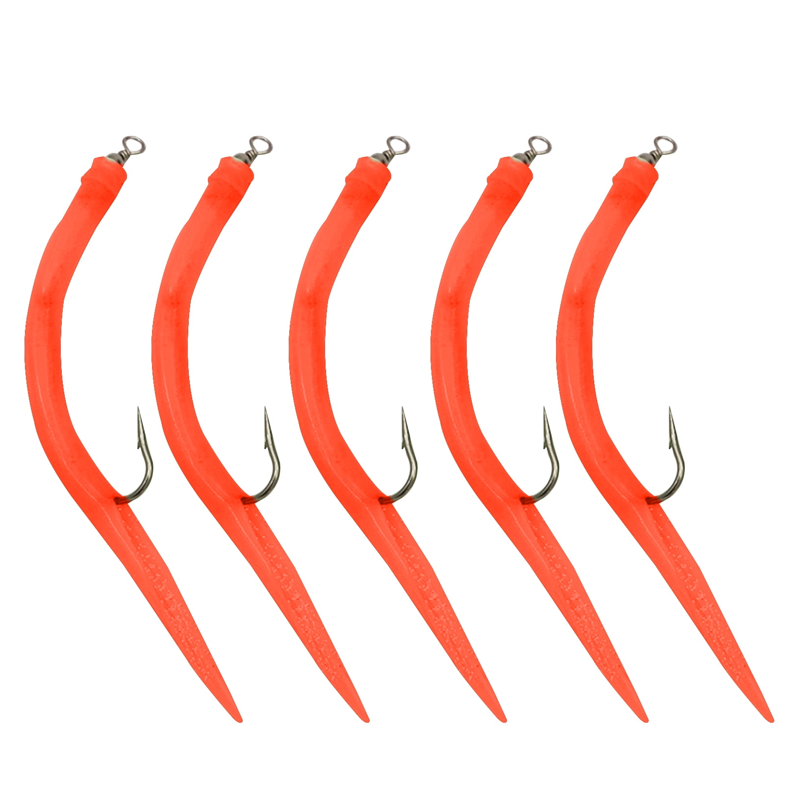 Opolski 5Pcs Eel Tube Jig Bait Tassel Simple Installation Long Service ...