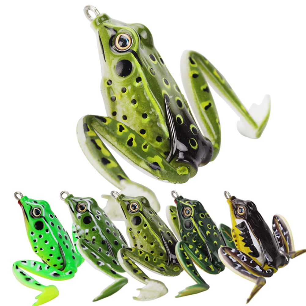 Opolski 5cm Artificial Frog Shape Fish Lure Bait Outdoor Fishing Tackle ...