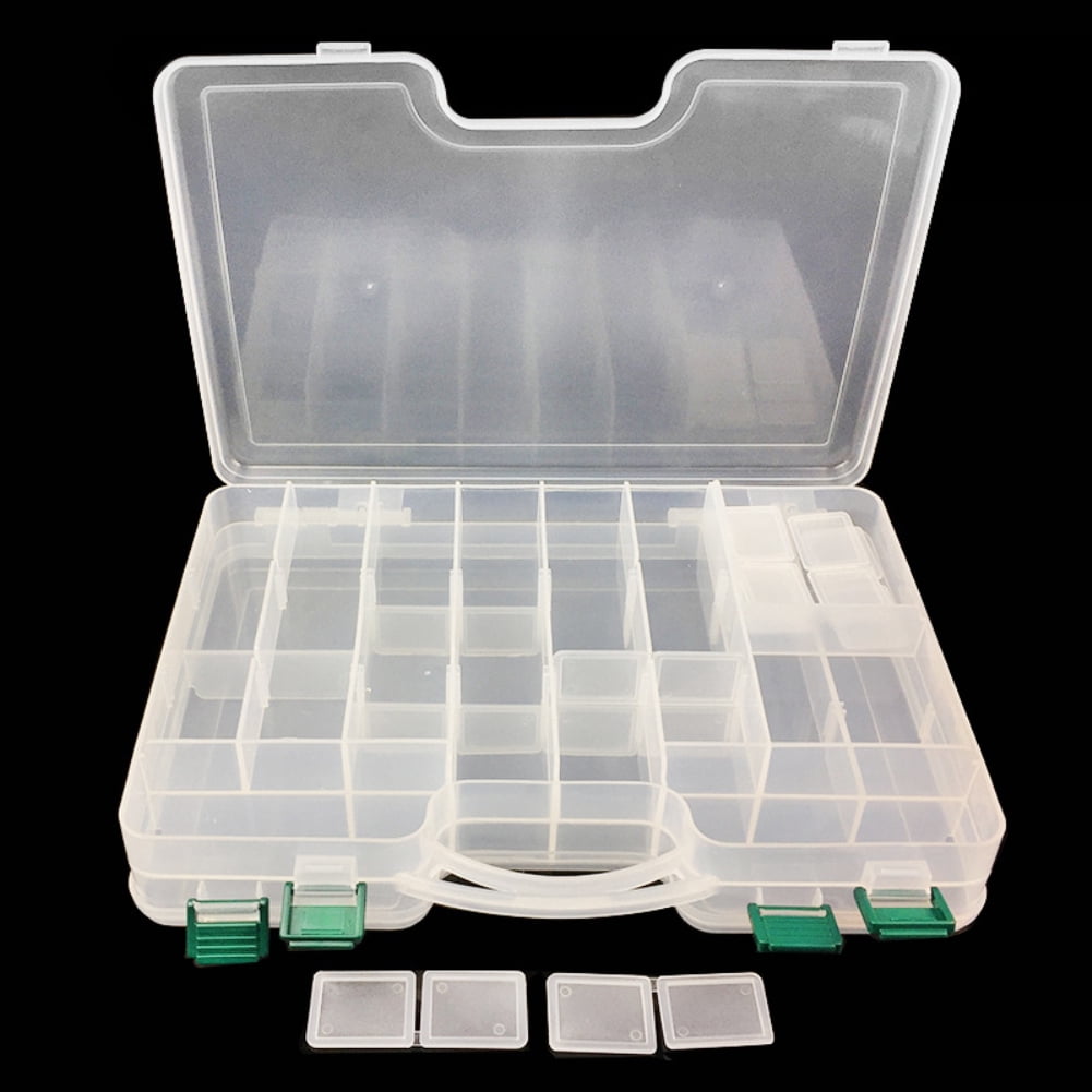 Opolski Large Capacity Fish Lure Bait Hook Tackle Box Fishing Storage ...