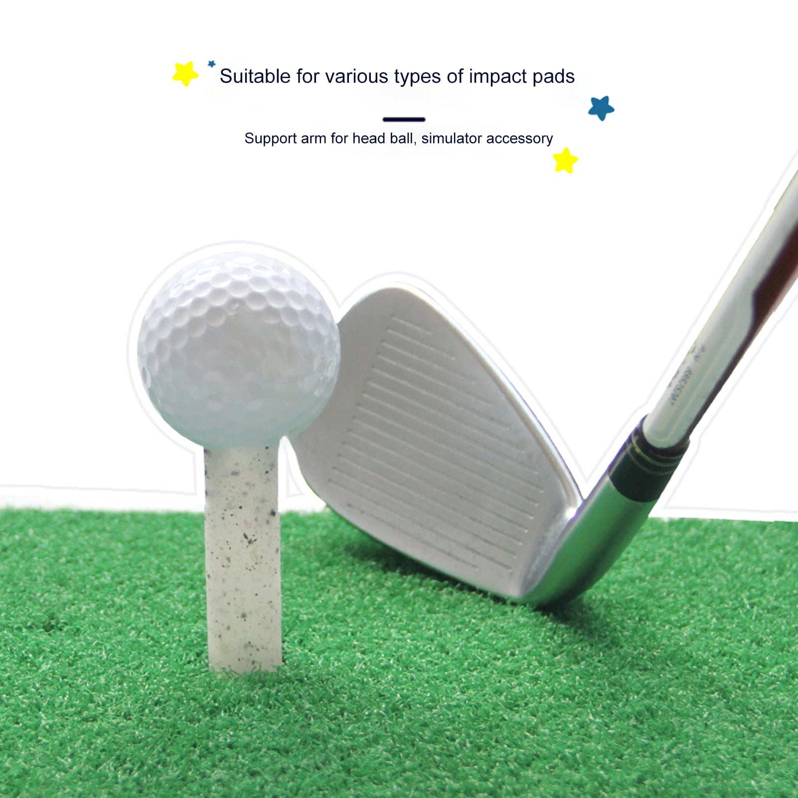 Opolski Rubber Golf Tees Wear Resistant Unique Texture Compact Size ...