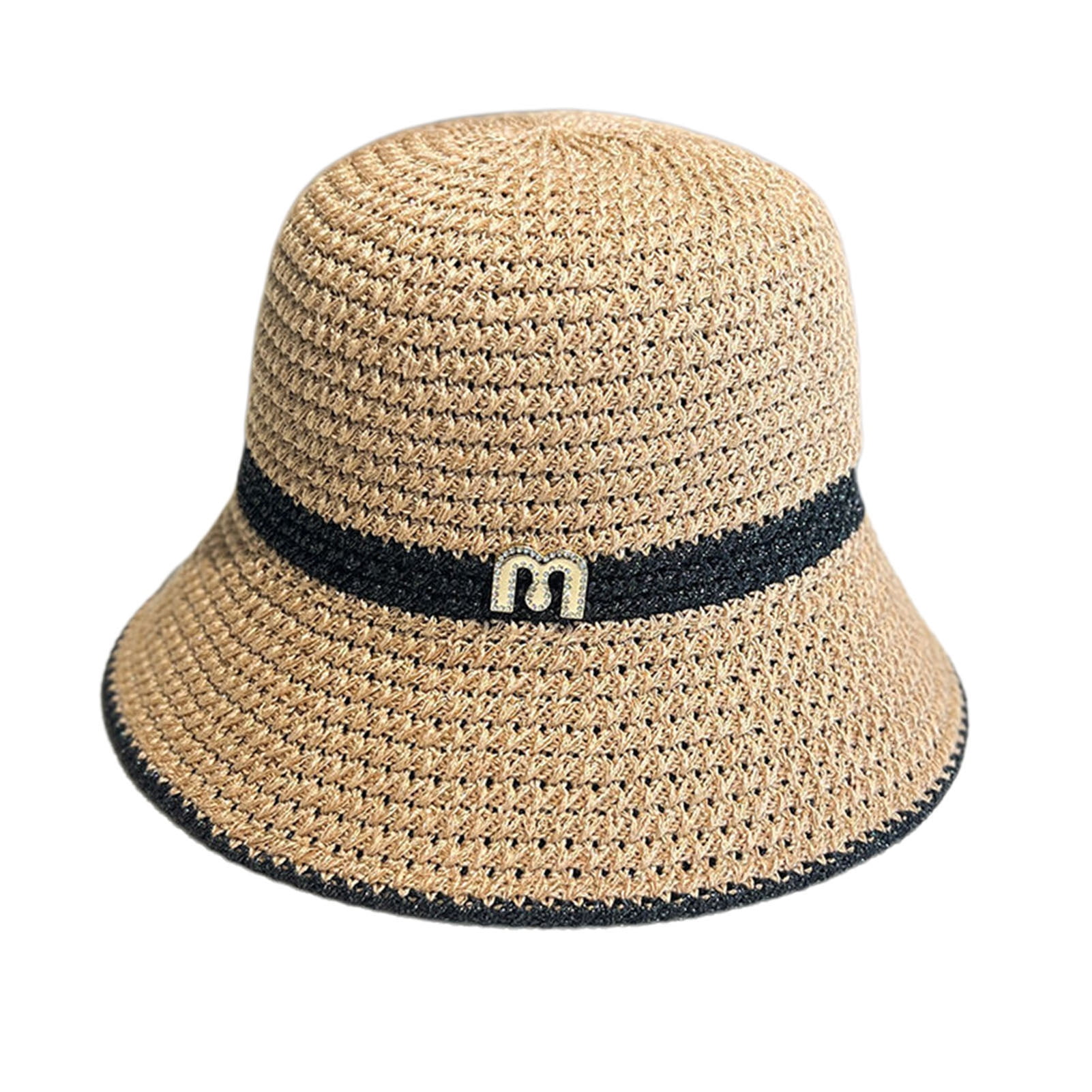 Opolski Straw Fisherman Hat Sun Hat Summer Women Fisherman Hat Sun Anti ...