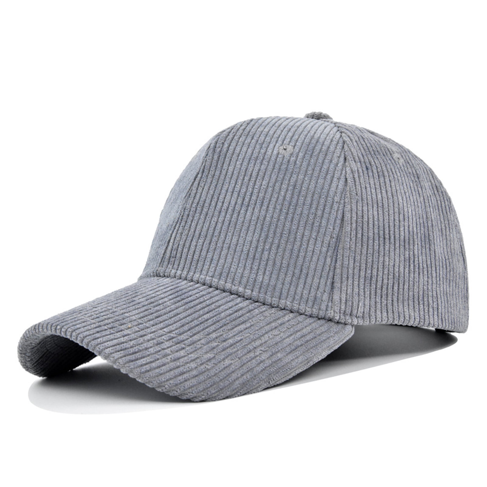Opolski Unsiex Baseball Hat Striped Texture Adjustable Buckle Solid ...