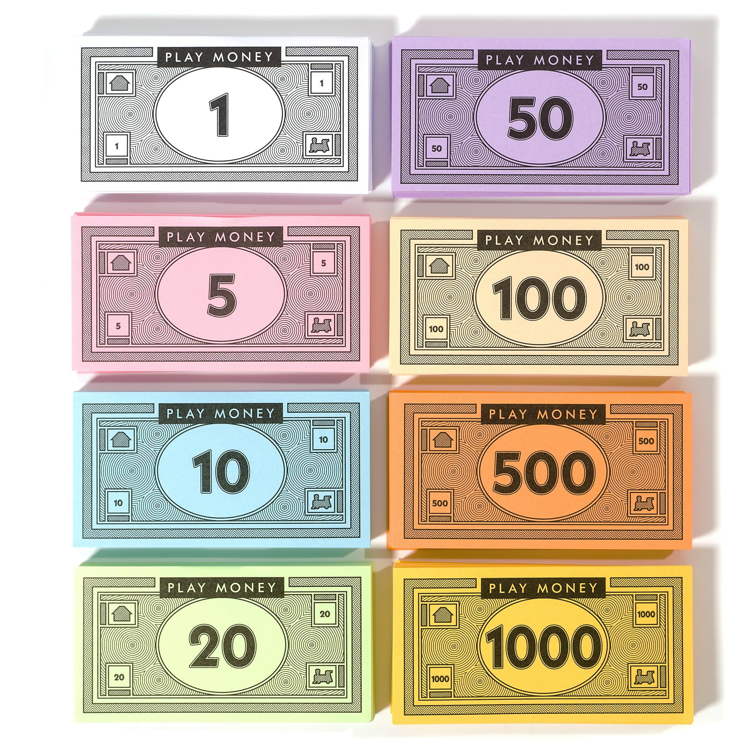 Opoly Play Money – 520Pcs Fake Money for Board Games - Walmart.com