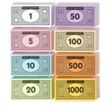Opoly Play Money – 520Pcs Fake Money for Board Games - Walmart.com