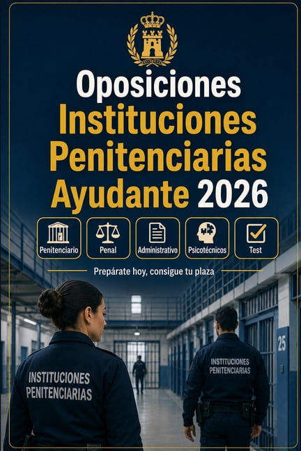 Oposiciones Instituciones Penitenciarias Ayudante 2026: Derecho ...
