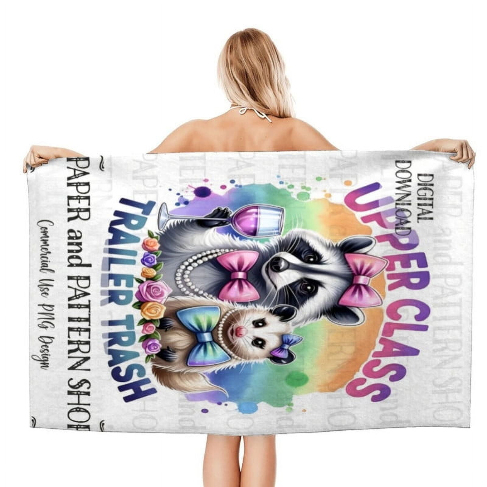 Opossum Beach Quick Drying Towel，"Quick-Dry, Sand-Free, Lightweight ...