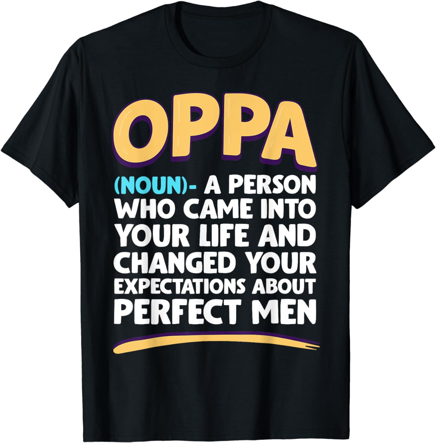 Oppa Definition K-Drama Funny Korean T-Shirt - Walmart.com