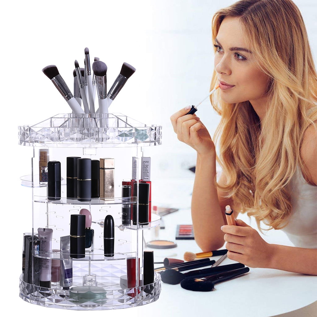 Oppae Rotating Makeup Organizer and Storage Perfume Organizer for ...