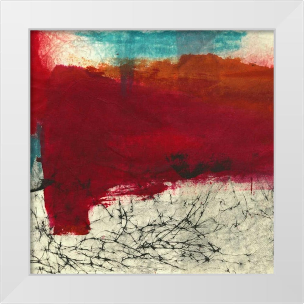 Oppenheimer, Michelle 12x12 White Modern Wood Framed Museum Art Print ...