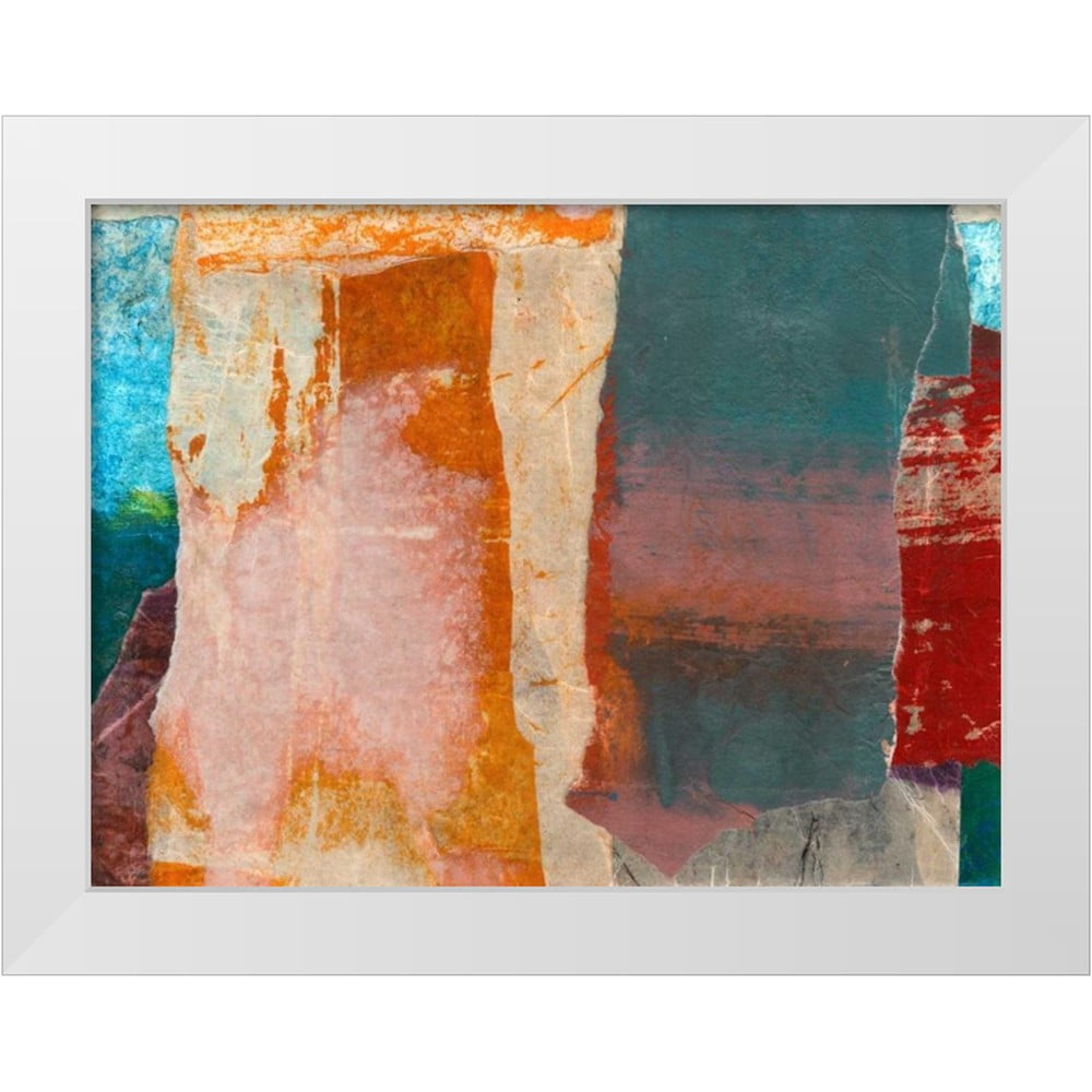 Oppenheimer, Michelle 18x15 White Modern Wood Framed Museum Art Print ...