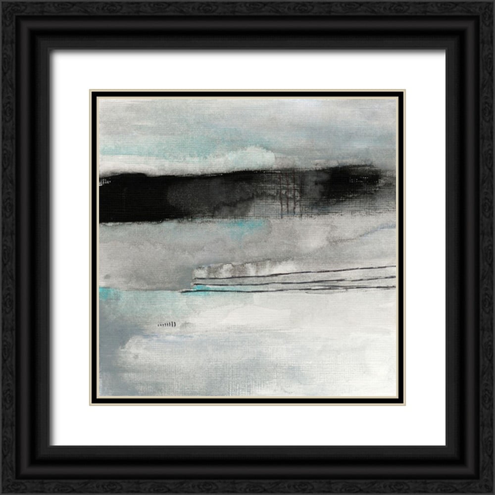 Oppenheimer, Michelle 26x26 Black Ornate Wood Framed with Double ...