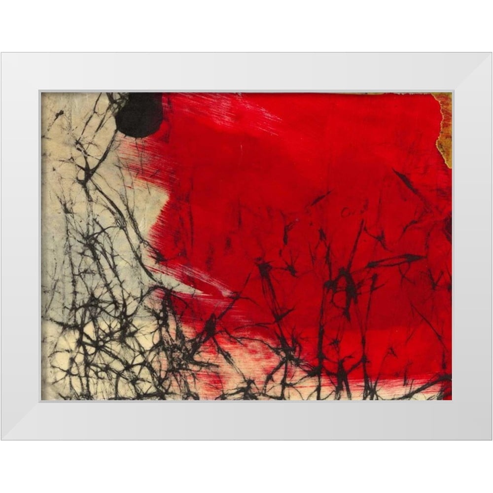 Oppenheimer, Michelle 32x25 White Modern Wood Framed Museum Art Print ...