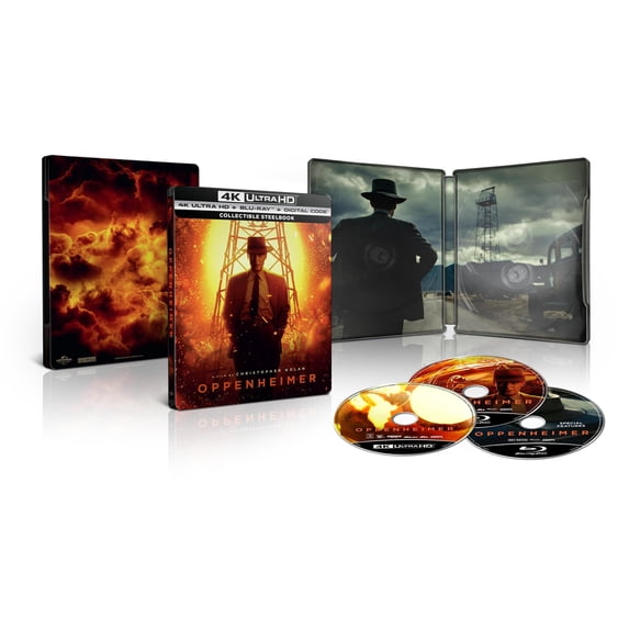 Oppenheimer (Walmart Exclusive) (Collectible Steelbook) (4K Ultra HD ...