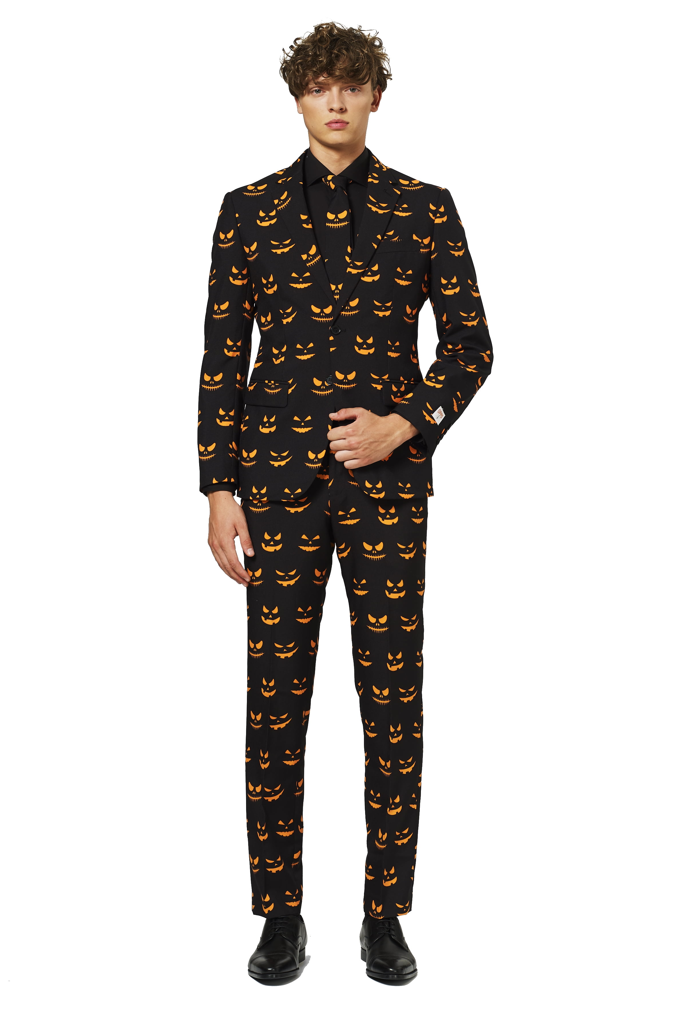 OppoSuits Men's Black-O Jack-O Halloween Suit - Walmart.com
