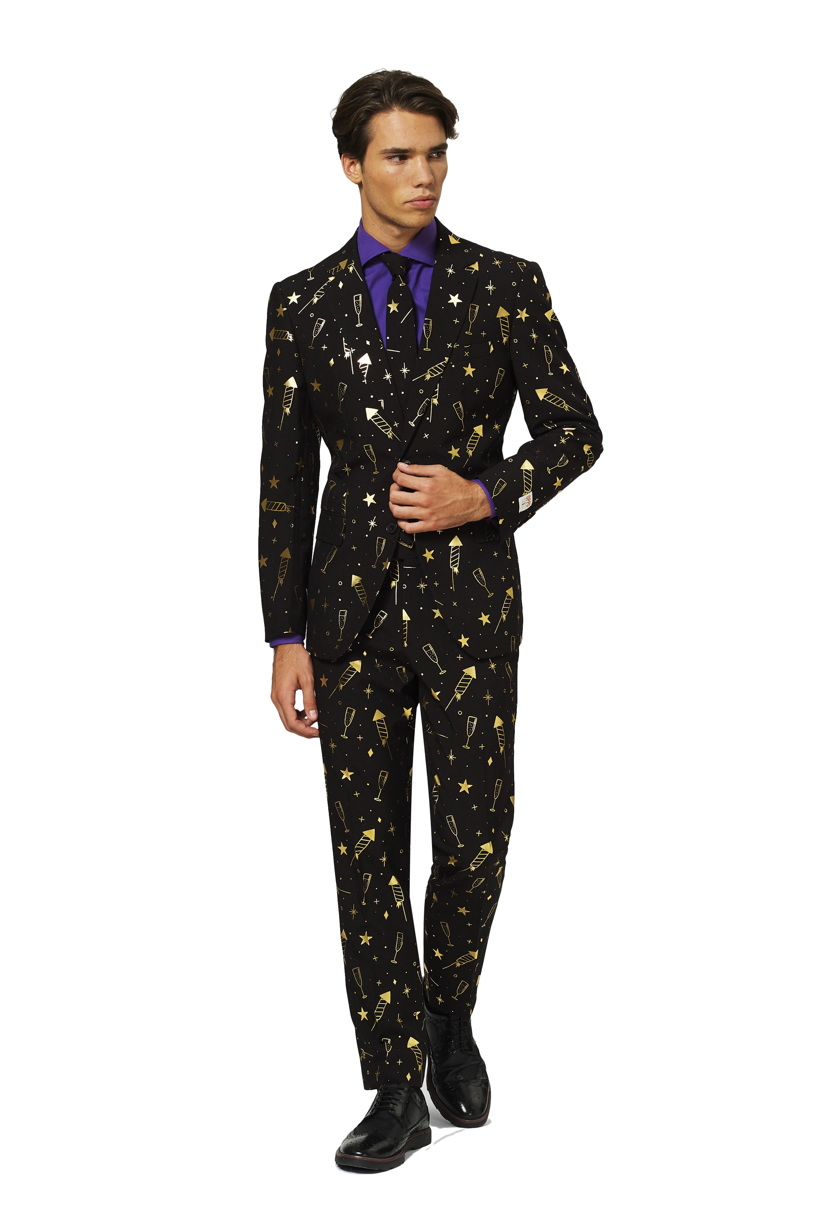 OppoSuits Men's Fancy Fireworks Christmas Suit - Walmart.com