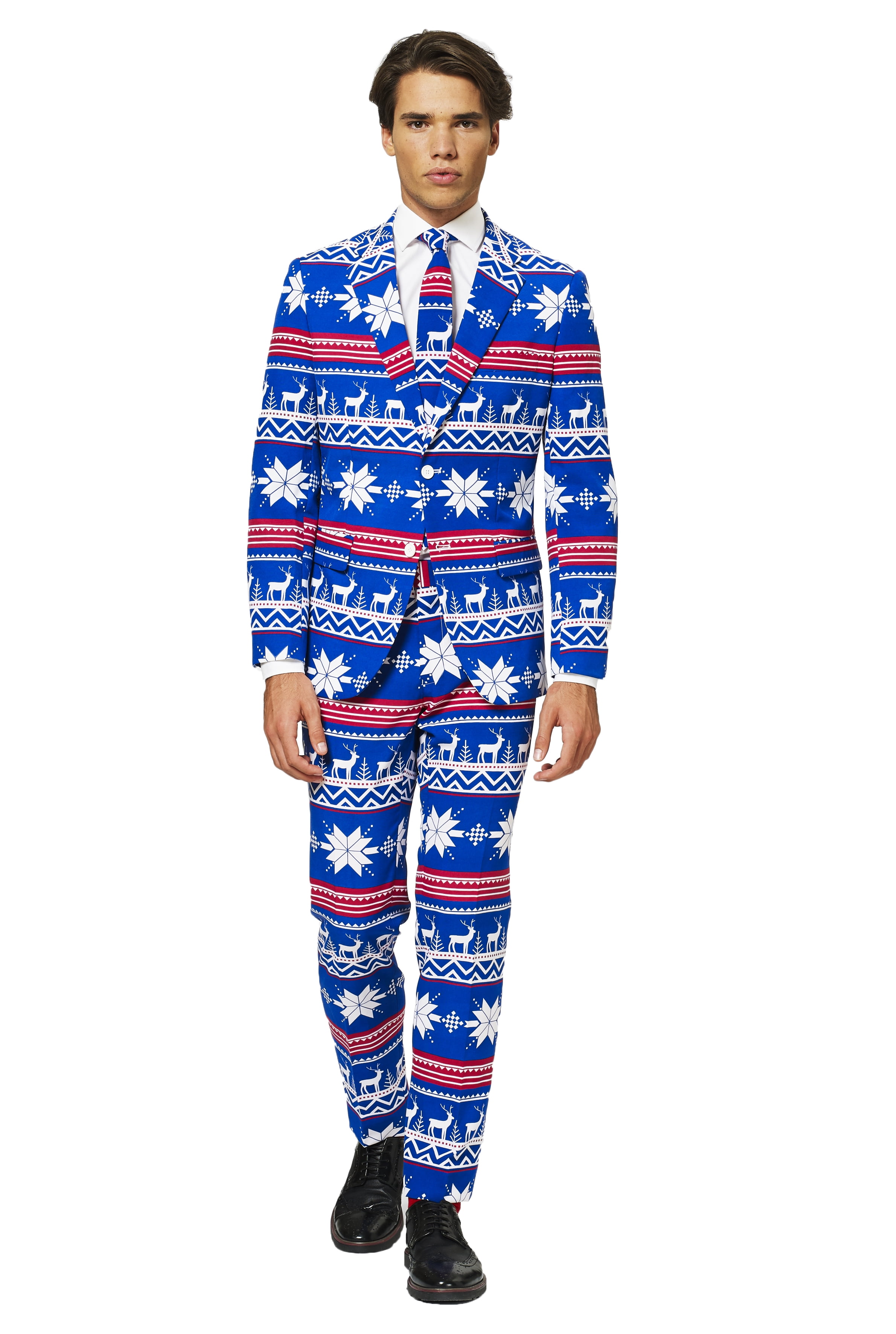 OppoSuits Men's The Rudolph Christmas Suit - Walmart.com