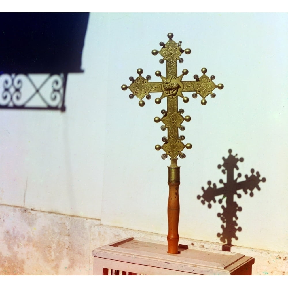 Opposite Side Of The Cross In Borodino'S Orthodox Church. Borodino ...