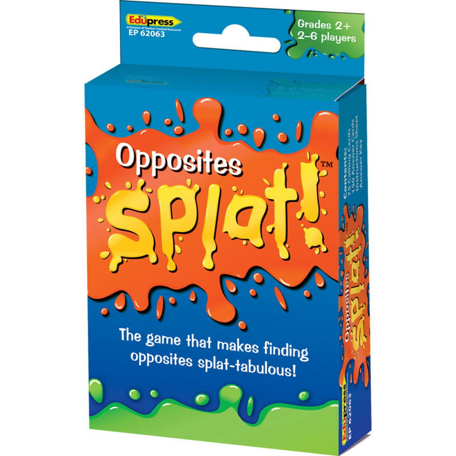 Opposites Splat Game | Bundle of 5 Each - Walmart.com