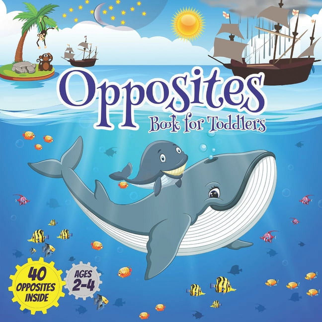 Opposites book for toddlers: Early learning board books ages 2-4, Boost ...